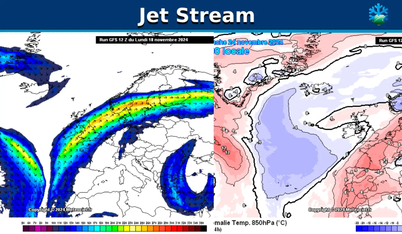 Así se va a retorcer el Jet Stream: consecuencias para España