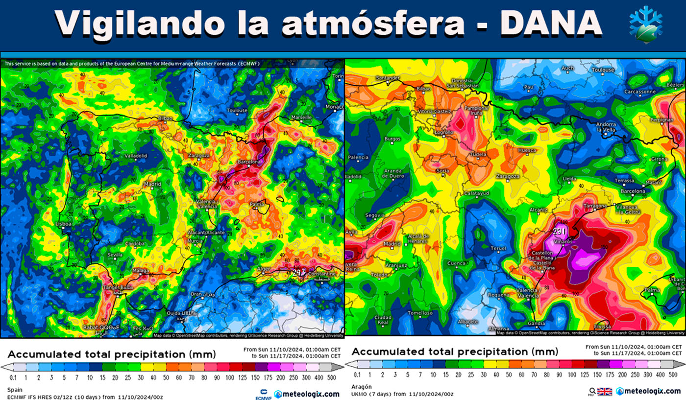Última hora sobre la nueva DANA ⛈️ en España: ¿Dónde podría impactar ...