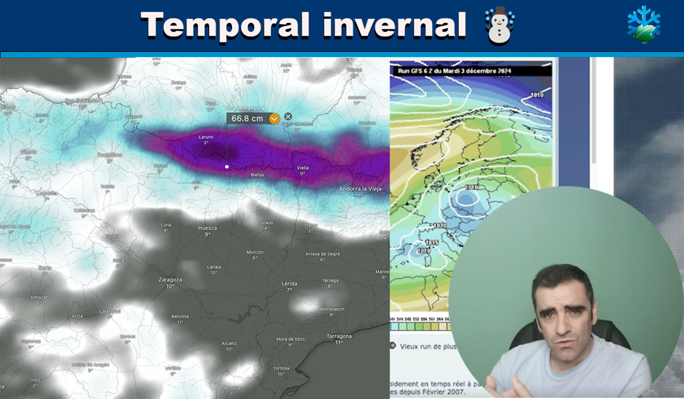 Temporal invernal: actualiza el modelo GFS con estos pronósticos de ...
