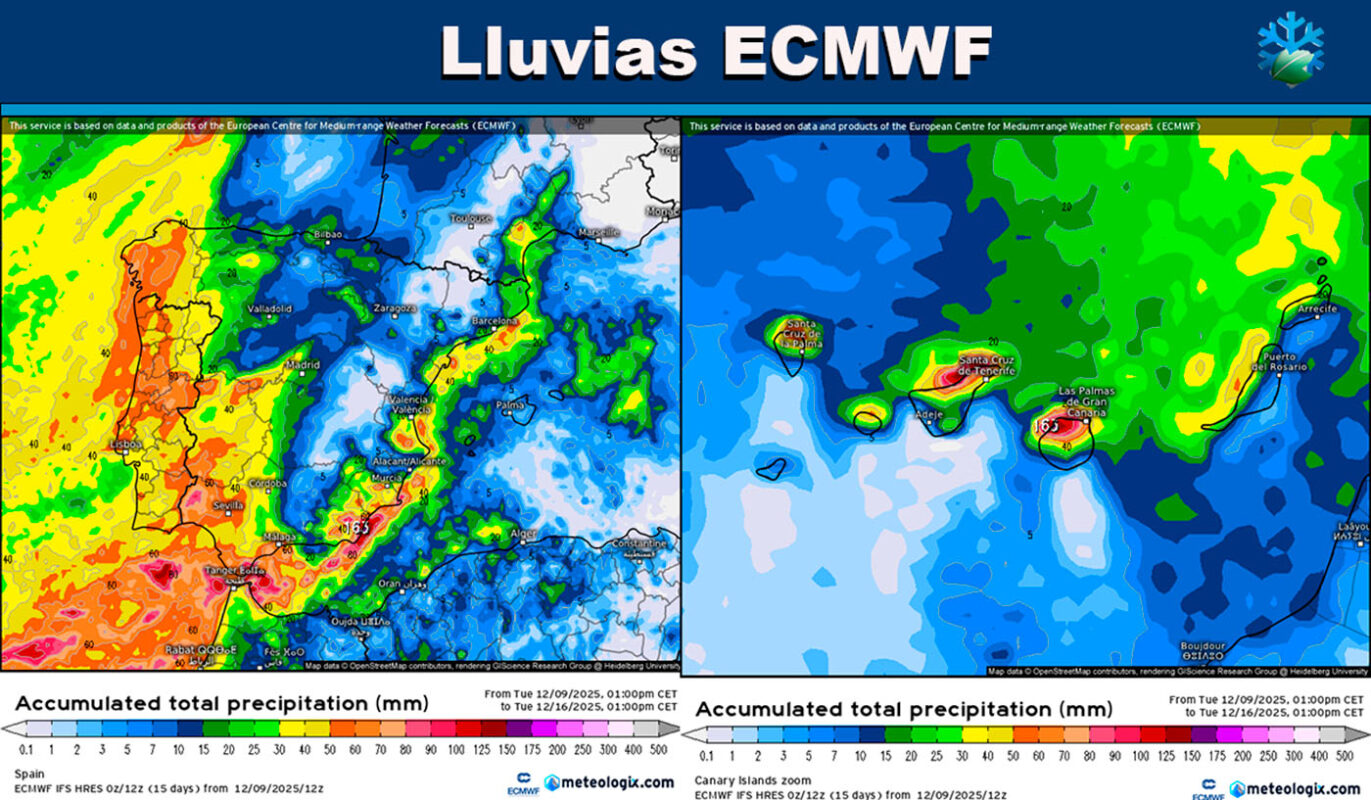 Borrasca 🅱️ Claudia: así muestra modelo europeo (ECMWF) las fuertes ...