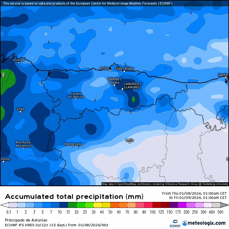 Así van a descargar ☔ las borrascas atlánticas sobre Asturias durante ...