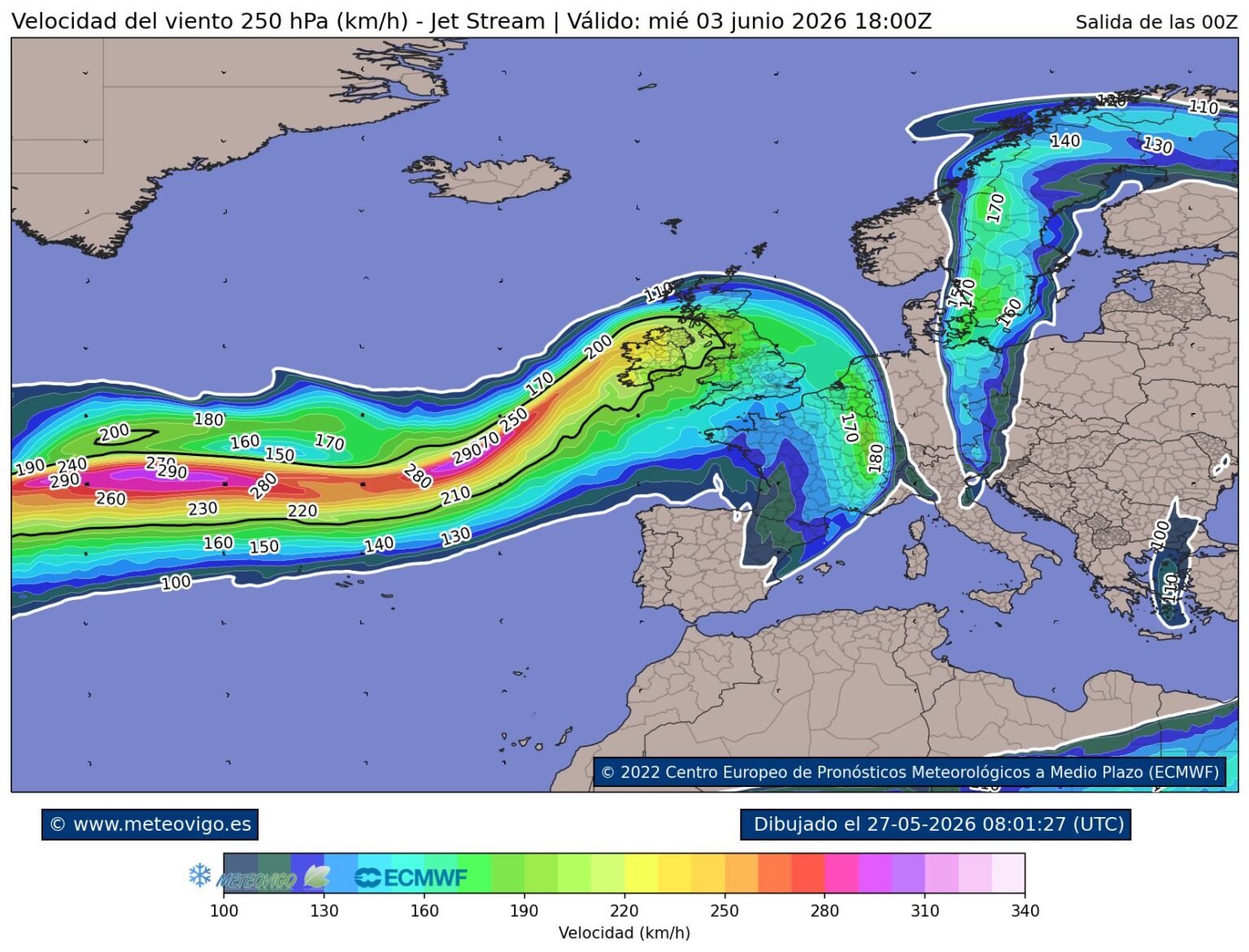 El Jet Stream 🌬️ se acerca la próxima semana y podría apartar el calor ...